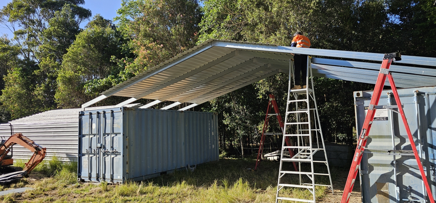 Shipping Container Shed Ideas | QLD Shade Sheds